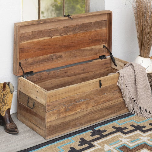 Rustic Wood Storage Chest | Black Forest Decor
