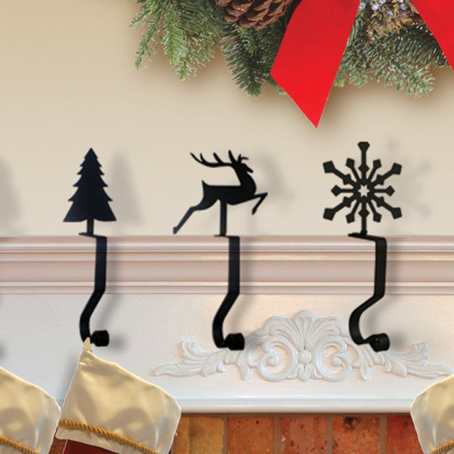 Pine Tree Mantel Hook | Black Forest Decor