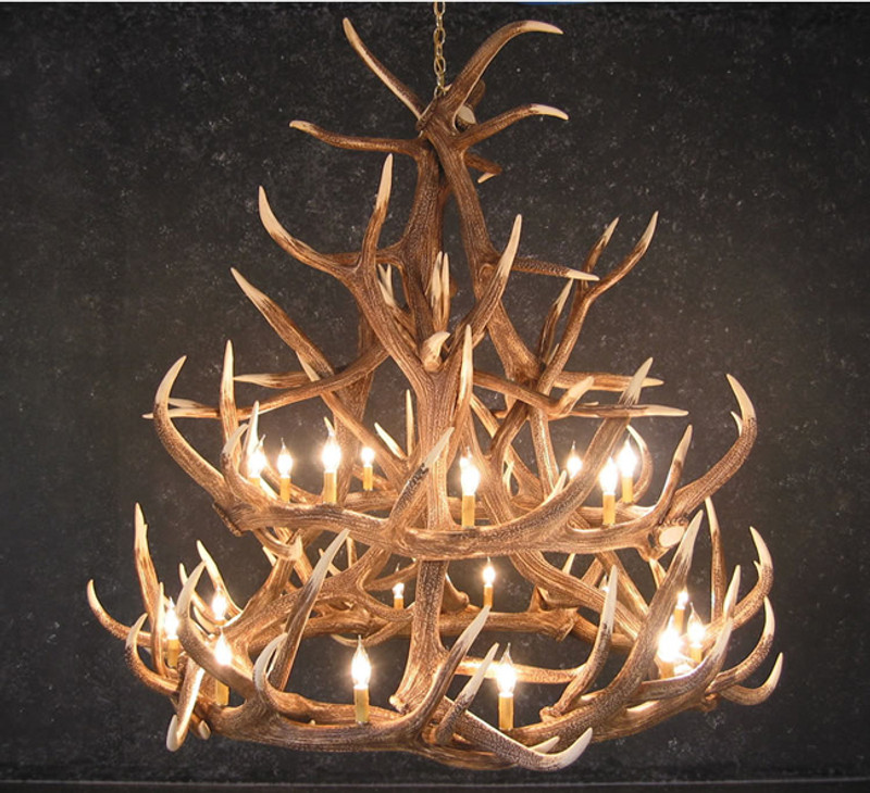 elk antler chandelier