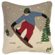 Snowboard Tricks Hooked Wool Pillow - OUT OF STOCK UNTIL 01/09/2026 ...