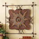 Sun "Rawhide" Metal Wall Art - Large | Black Forest Decor