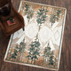 Timberline Diamond Rug - 4 x 5 | Black Forest Decor