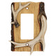 Antler & Wood Rocker Plate | Black Forest Decor
