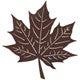 Northern Maple Leaf Metal Wall Art | Black Forest Decor