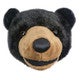 Black Bear Plush Large Trophy Head | Black Forest Decor