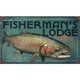 Fishing Lodge Personalized Sign | Black Forest Decor