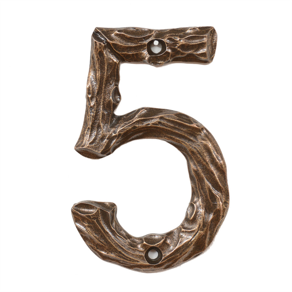 Log House Number - 5 | Black Forest Decor