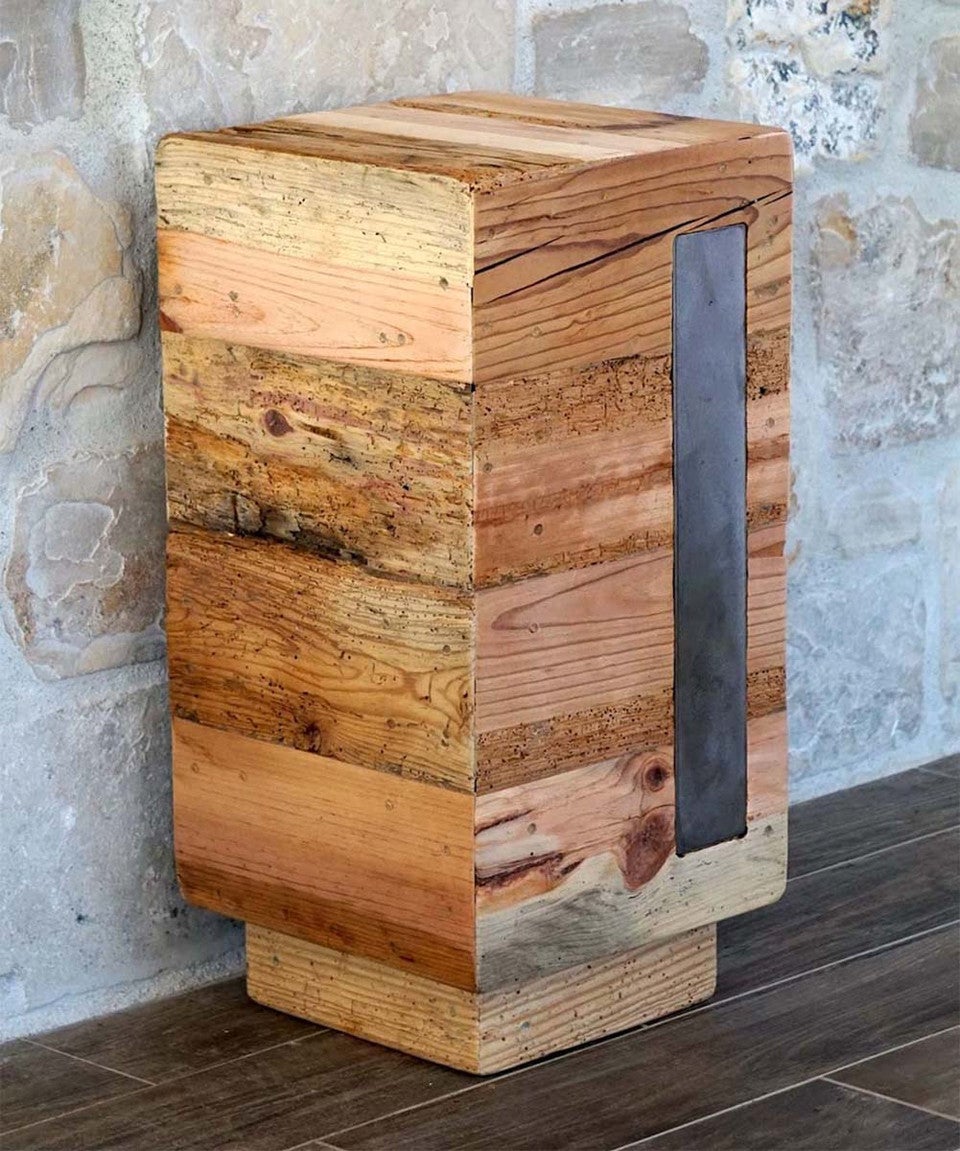 Ironwood Earthtone Side Table - Natural | Black Forest Decor