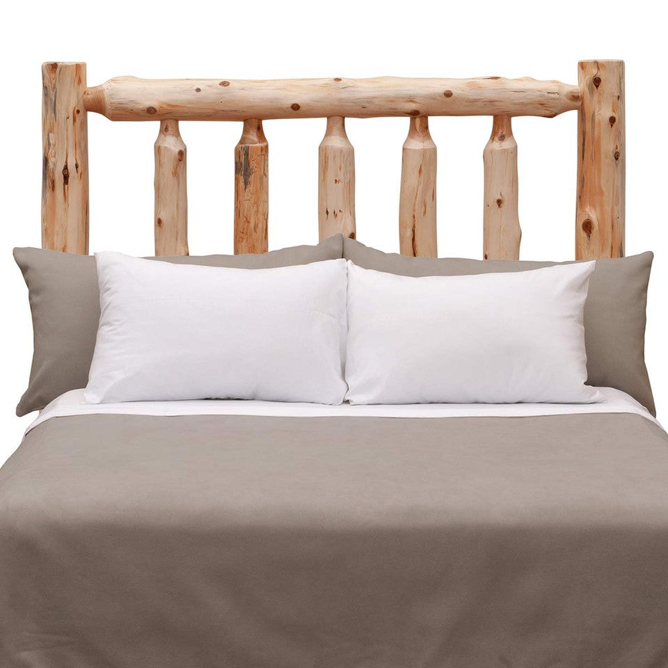 Rustic Headboards: Double Traditional Log Headboard Only | Black Forest ...