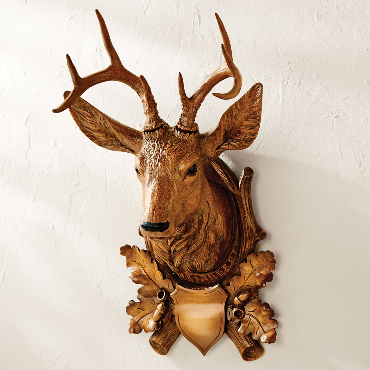 mounted stag head