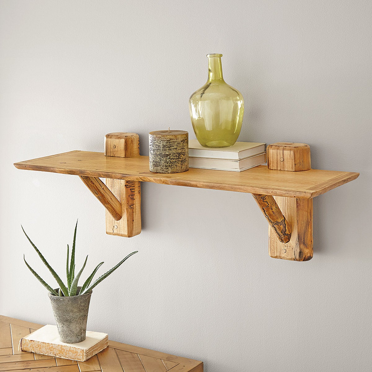 rustic cabin shelves