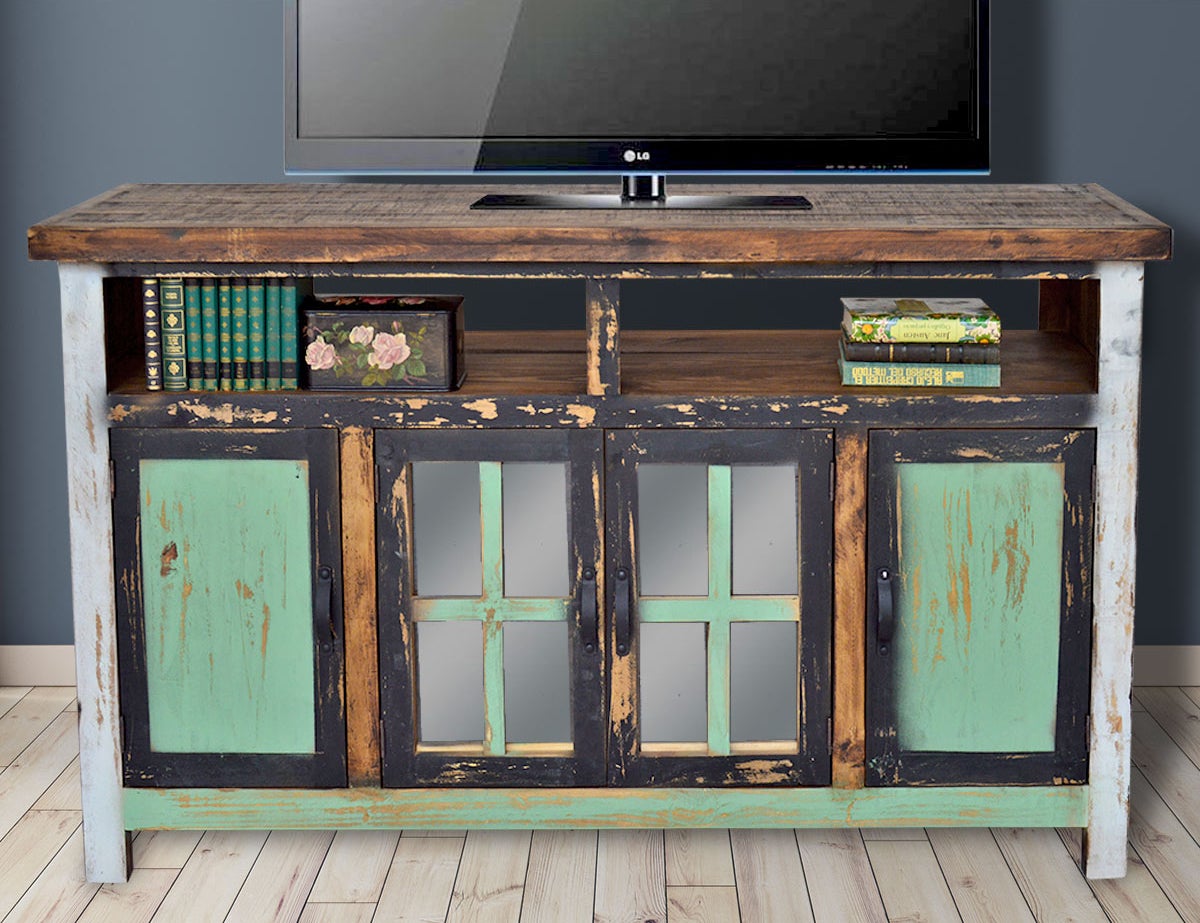 stencil tv stand